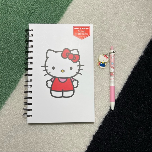 Hello Kitty | Office | Sanrio Hello Kitty Hard Cover Spiral Notebook ...